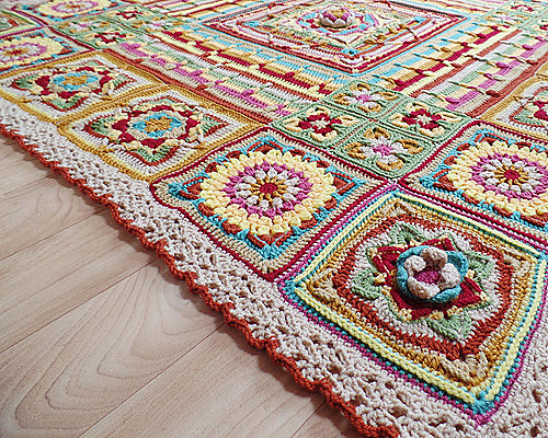 Demelza Blanket, pattern in comments. : r/crochet