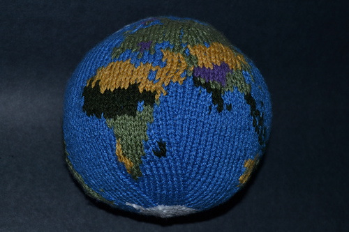 My world is knitting! My little knitted world for my colleague :) : r ...
