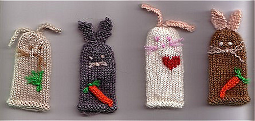 Ravelry: Rabbit Finger Puppets pattern by Nanette Blanchard