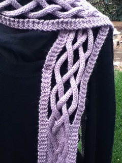 Ravelry: Window Pane Scarf pattern by April Reis