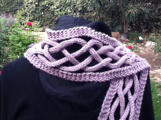 Ravelry: Window Pane Scarf pattern by April Reis