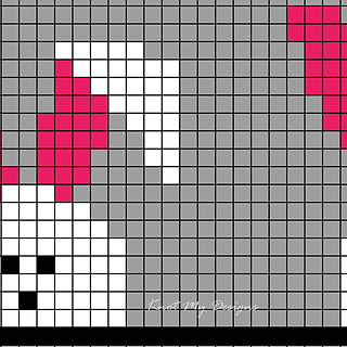 Ravelry: C2C Peeking Rabbits Graph pattern by Apeksha Prasad