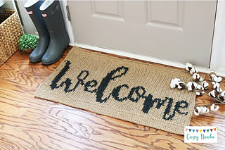 Ravelry: Farmhouse Welcome Mat pattern by Cozy Nooks Designs