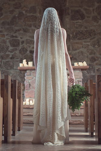 Knitted Wedding Veil- Am I Crazy?? : knitting