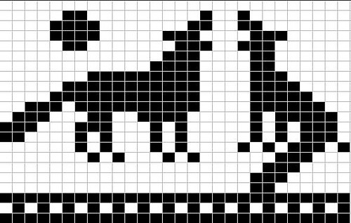Ravelry: howling wolves chart pattern by Sandra Jäger