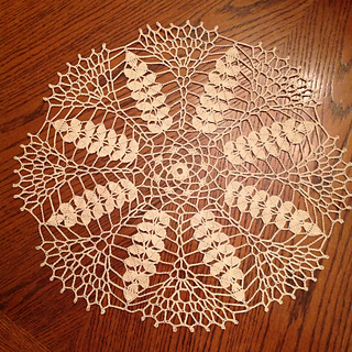 Ravelry: Ripe Wheat Doily, 8 point pattern by Kathleen Sams