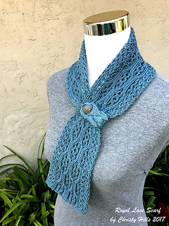 Ravelry: Royal Lace Scarf pattern by Christy Hills